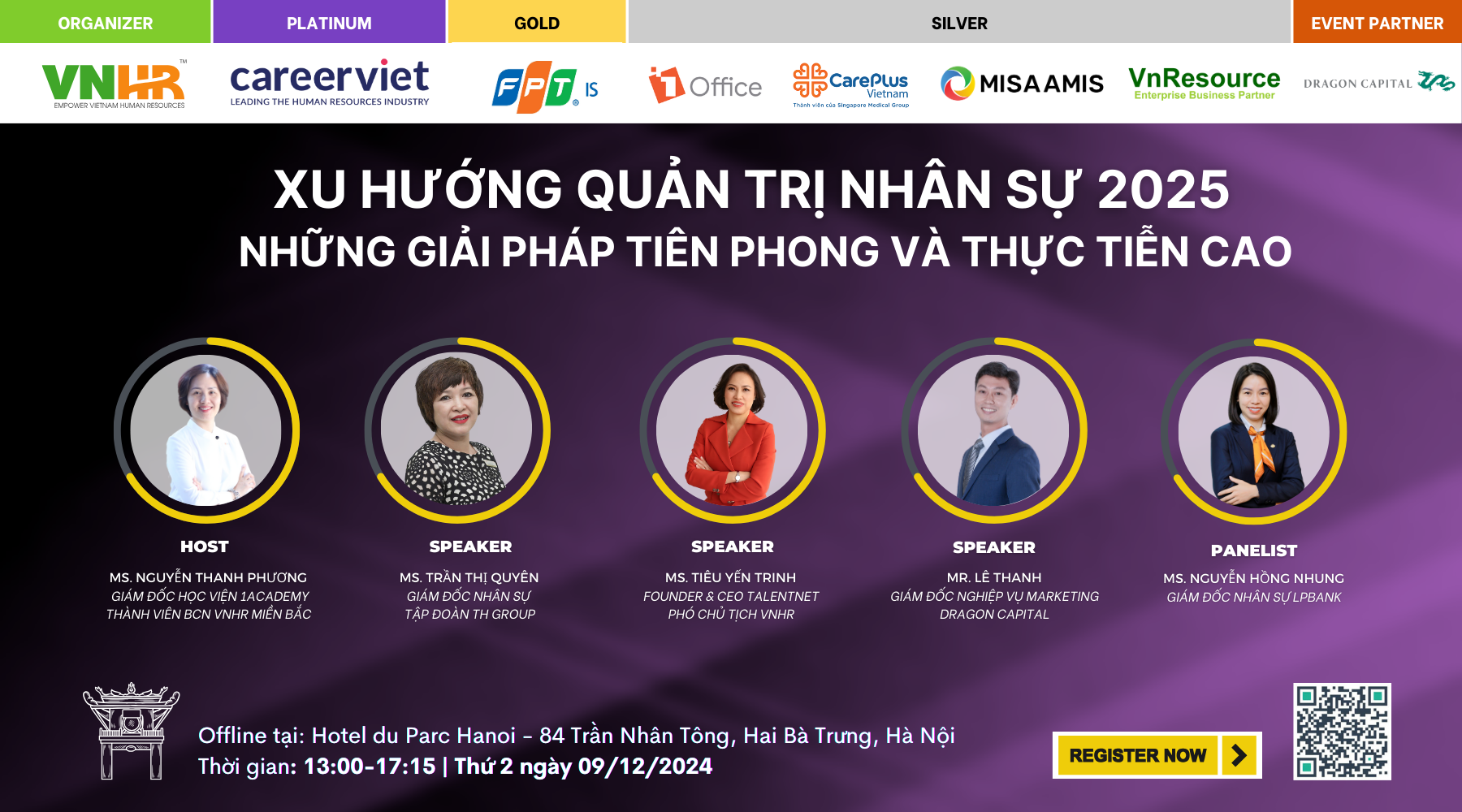[VNHR Miền Bắc] Xu hướng Quản trị nhân sự 2025 - Những giải pháp tiên phong và thực tiễn cao